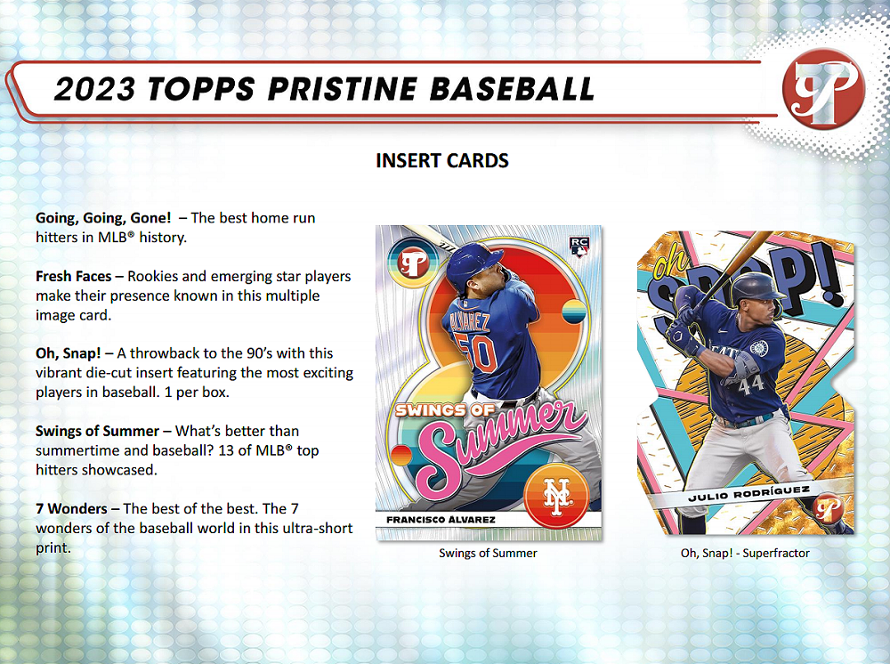 2023 MLB Topps Pristine
