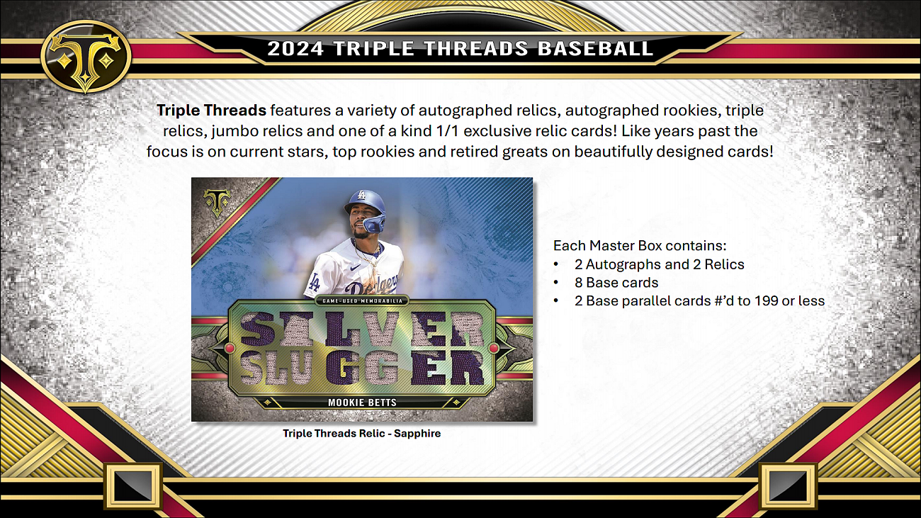 2024 MLB Topps Triple Threads