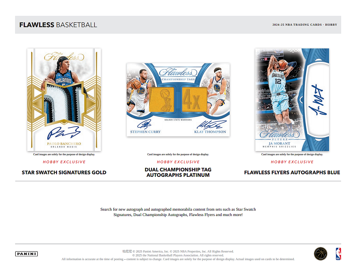 2024-25 NBA Panini Flawless