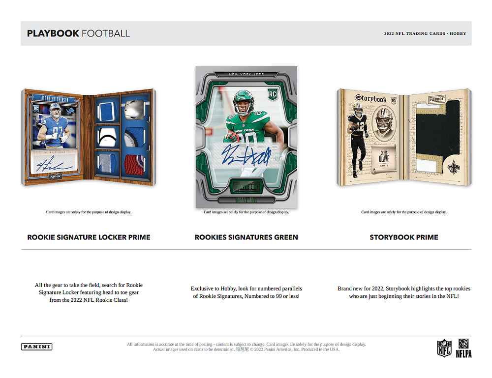 2022 NFL Panini Playbook