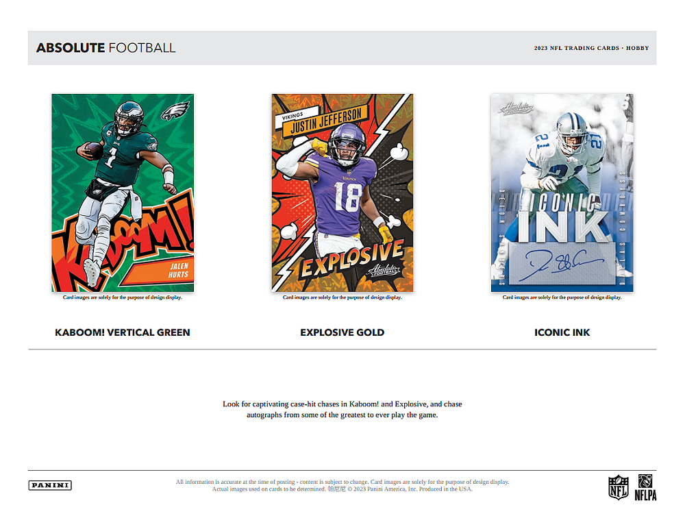 2023 NFL Panini Absolute
