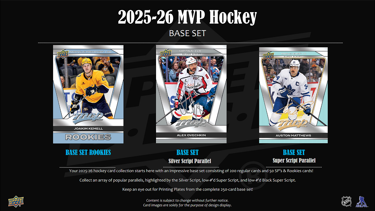 2025-26 Upper Deck MVP Hockey