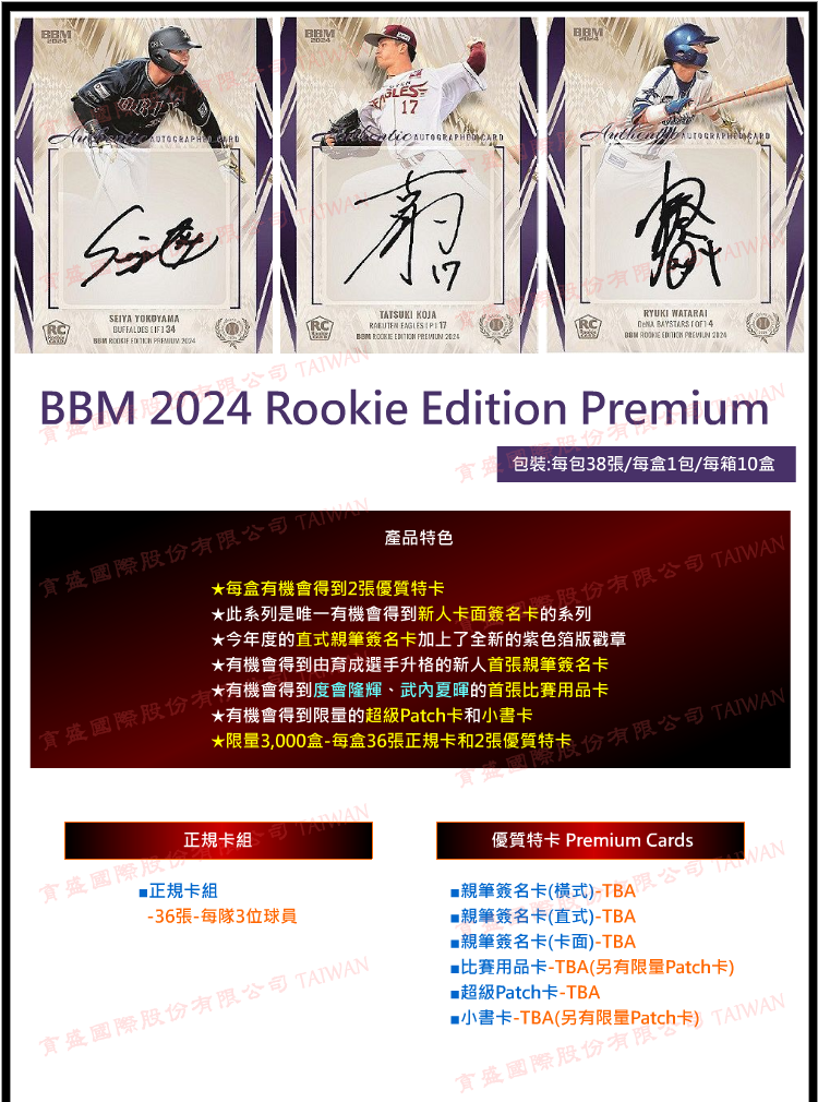 BBM 2024 Rookie Edition Premium
