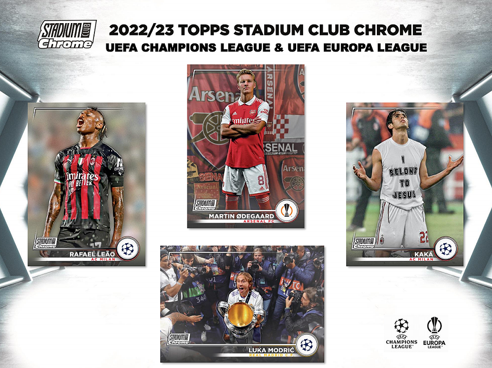 2022-23 Topps Stadium Club Chrome UEFA Champions League & UEFA Europa ...