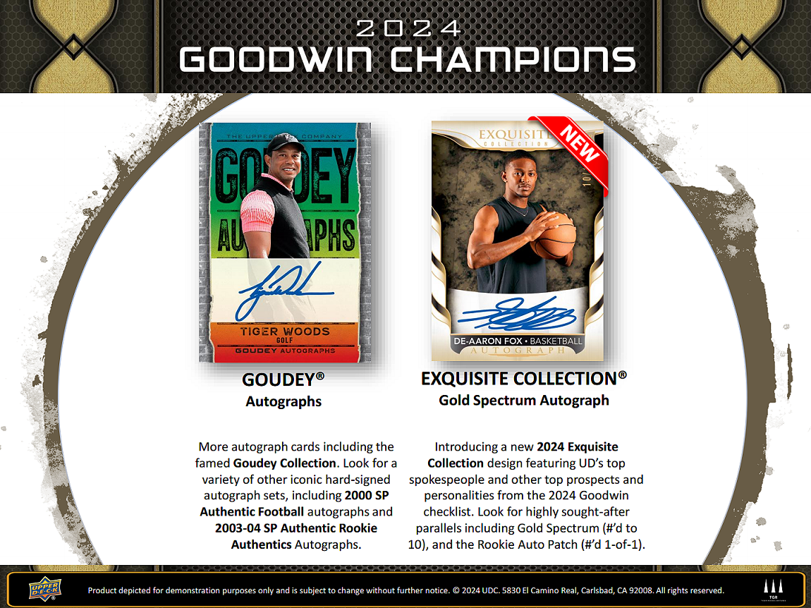 2024 Upper Deck Goodwin Champions Hobby ASIA