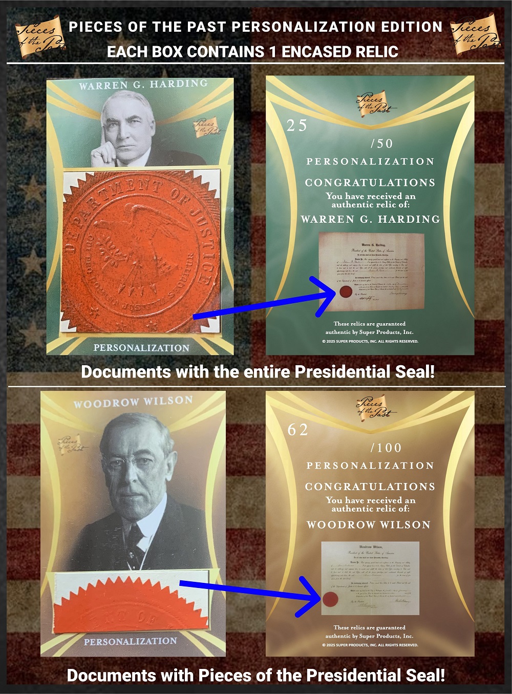 2025 Pieces of the Past Personalization Edition