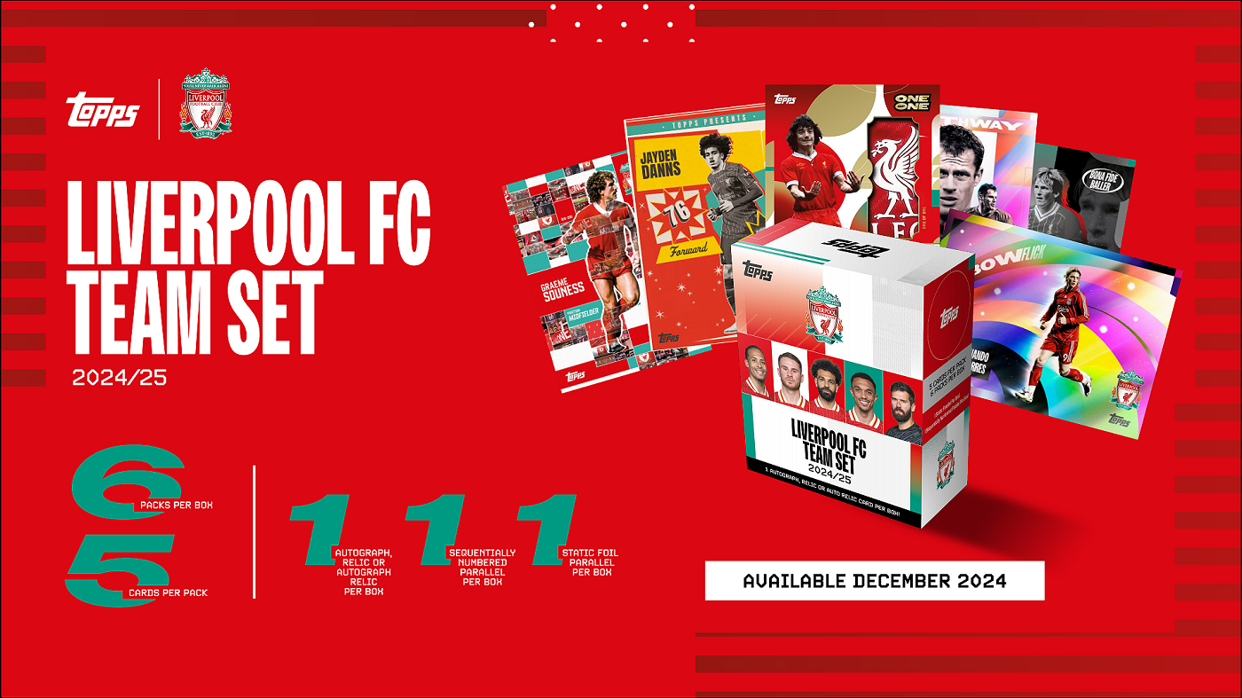 2024-25 Topps Liverpool FC Team Set